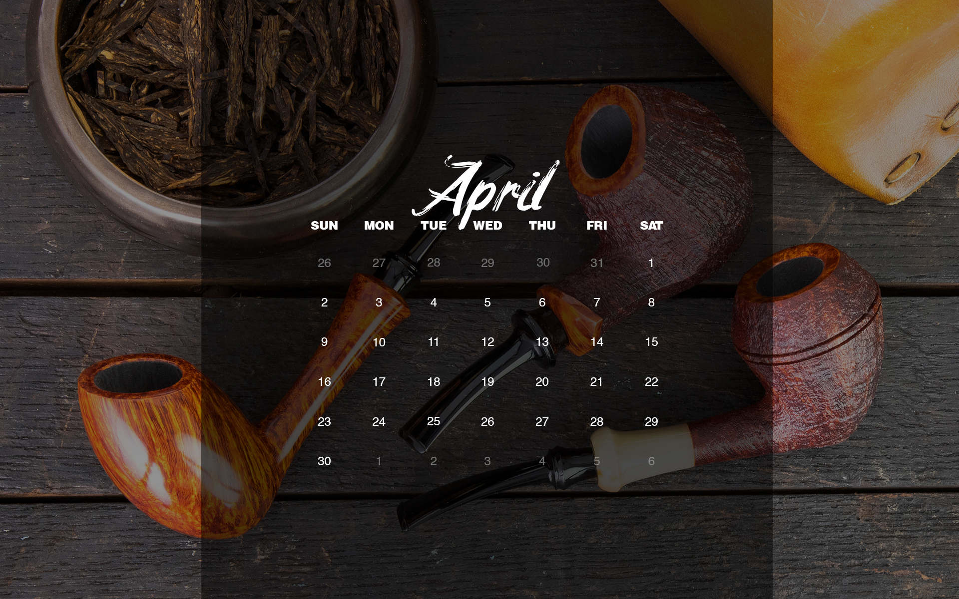 Pipe Smoking Desktop Backgrounds: April 2023