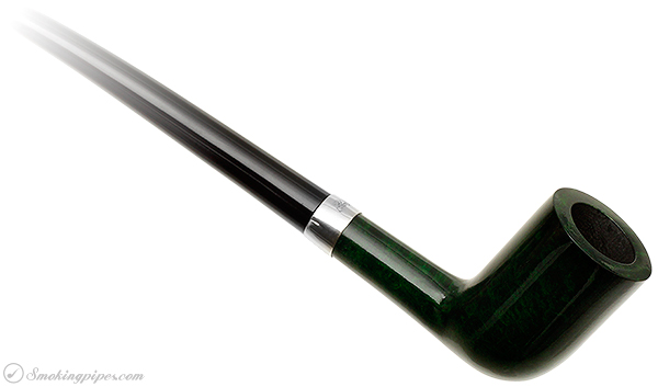 Peterson: Smooth Green Dublin Churchwarden Tobacco Pipe