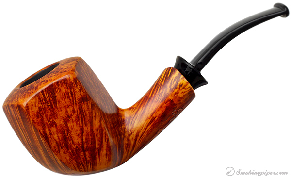 Neerup: Selection Smooth Paneled Bent Billiard (4) Tobacco Pipe