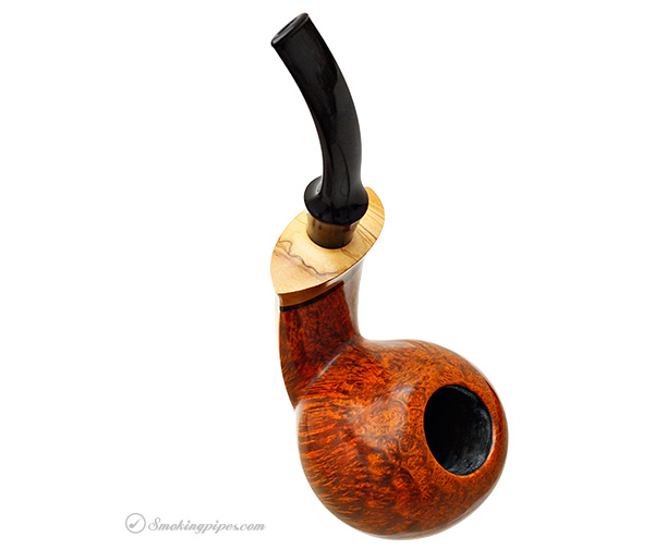 Lasse Skovgaard Smooth Bent Apple with Olivewood (Lion) | Buy Lasse ...