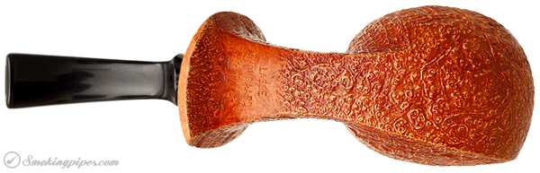 Lasse Skovgaard: Sandblasted Bent Blowfish Tobacco Pipe