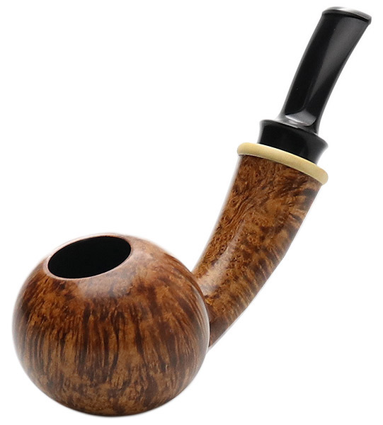 Nanna Ivarsson: Smooth Bent Ball (1118) Tobacco Pipe