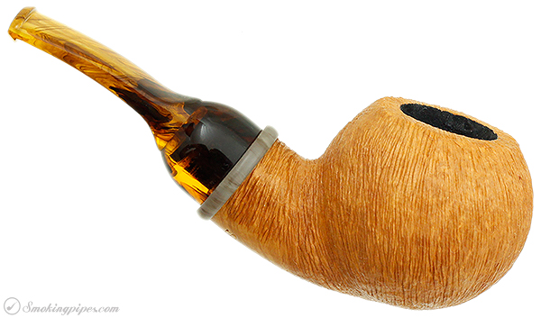 BriarWorks: Icarus Light Corduroy Stubby Bent Apple Tobacco Pipe