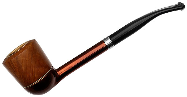 English Estate Alco Universal Meerschaum Lined Bent Dublin (by Falcon)
