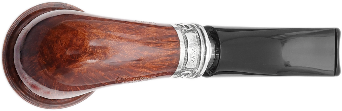 Italian Estate Ser Jacopo Delecta Smooth Calabash with Silver (L1 ...