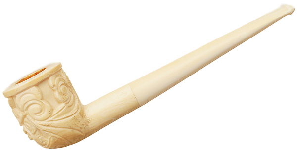 Estate Pipes » Japanese Estates » Unknown Mastodon Ivory Carved Billiard